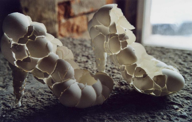 Eggshell shoes – Nicole Mollett